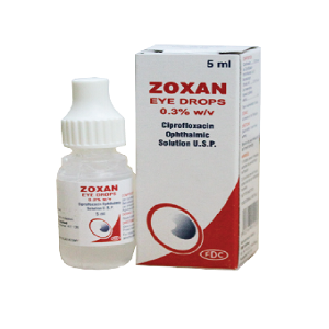 ZOXAN Ciprofloxacin 3mg / mL (0.3% w/v) Ophthalmic Eye Drops 5mL price ...